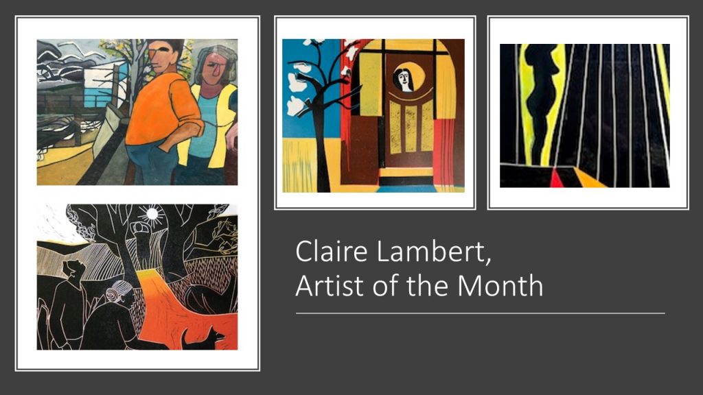 Claire Lambert, Artist of the Month for April 2020 – Shotley Pier